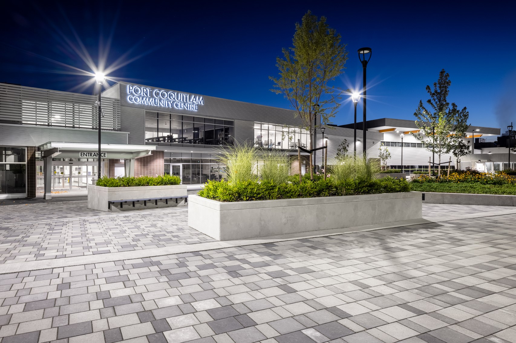 Port Coquitlam Rec Centre - Actual Landscaping